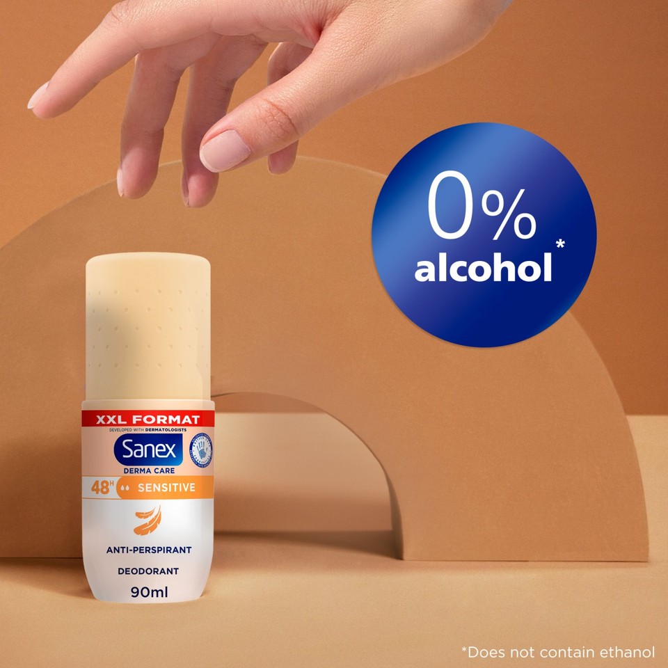 Sanex Derma Care Sensitive 48-Hour Apd Roll-On Deodorant - Morrisons ...