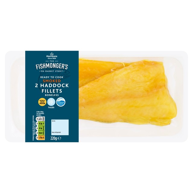 Morrisons 2 Smoked Haddock Fillets - Morrisons Online Groceries & Offers