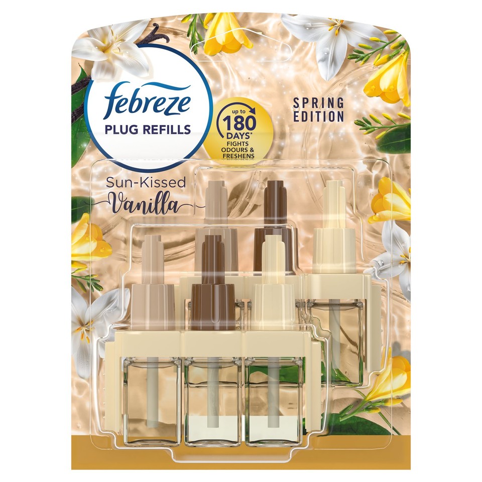 Febreze 3Volution Air Freshener Vanilla Cookie Plug In Refills Twin ...