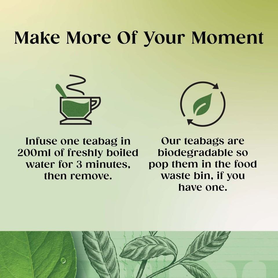 Twinings Pure Green Tea Bags 20s - Morrisons Online Groceries & Offers