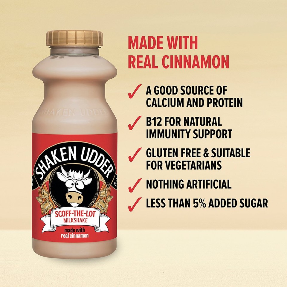 Shaken Udder Scoff-the-Lot Milkshake 330ml - Morrisons Online Groceries ...