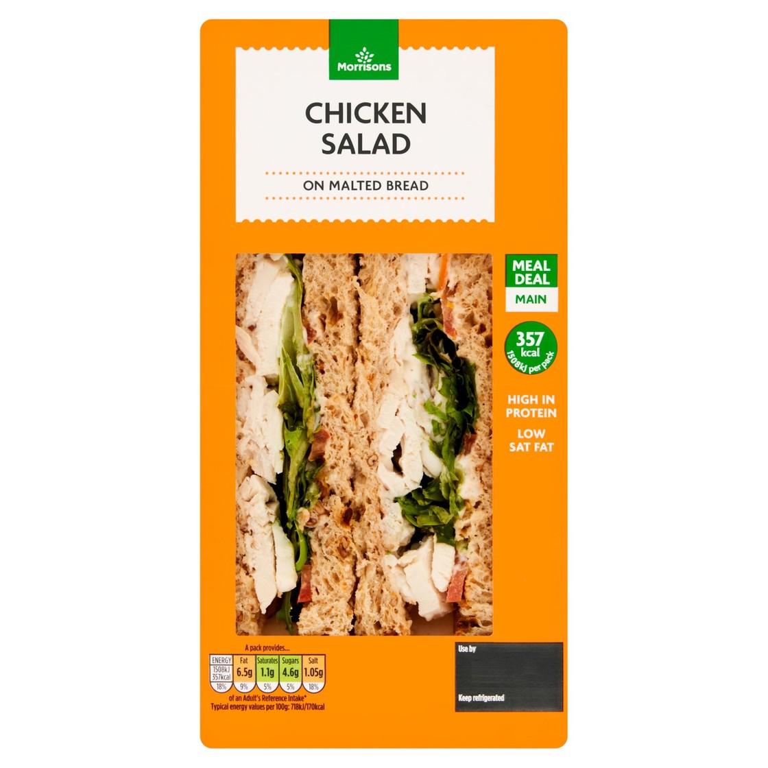 Morrisons Chicken Salad Sandwich - Morrisons Online Groceries & Offers