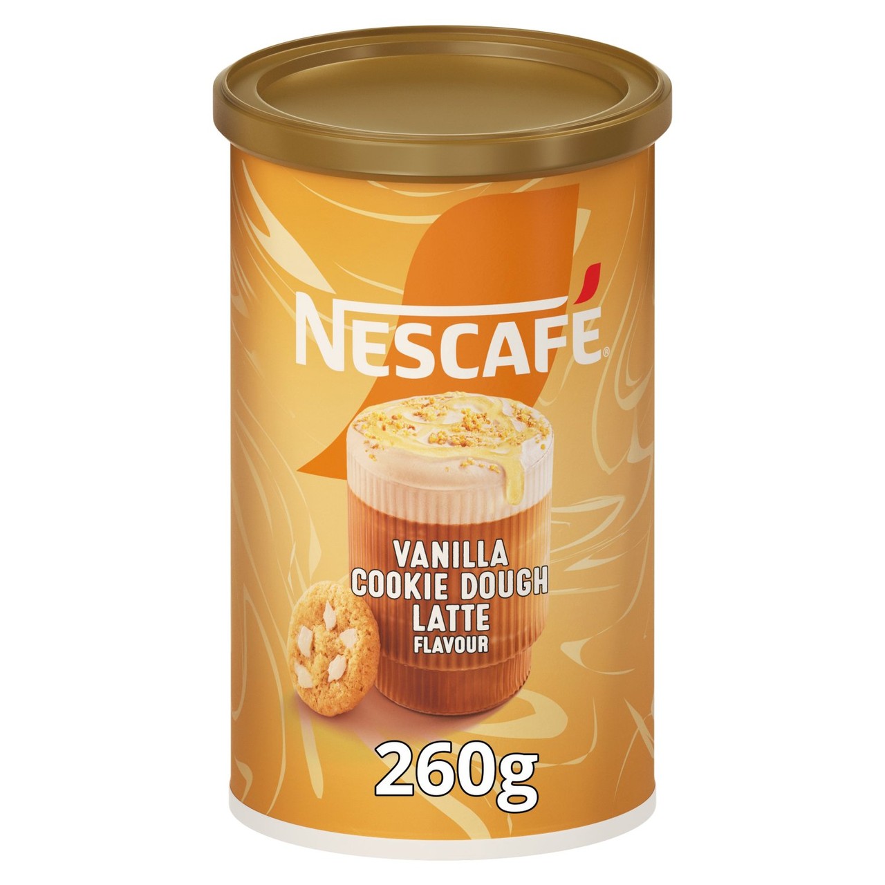 Nescafe Latte Vanilla Cookie Dough Instant Coffee 260g - Morrisons ...