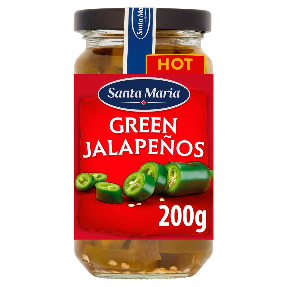 Santa Maria Hot Green Jalapenos 200g - Morrisons Online Groceries & Offers