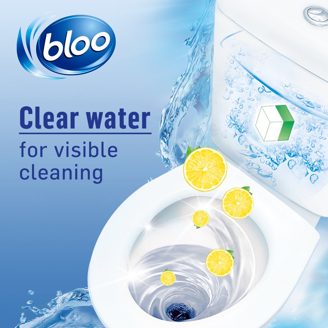 Bloo Toilet Block Lemon 4 x 50g - Morrisons Online Groceries & Offers