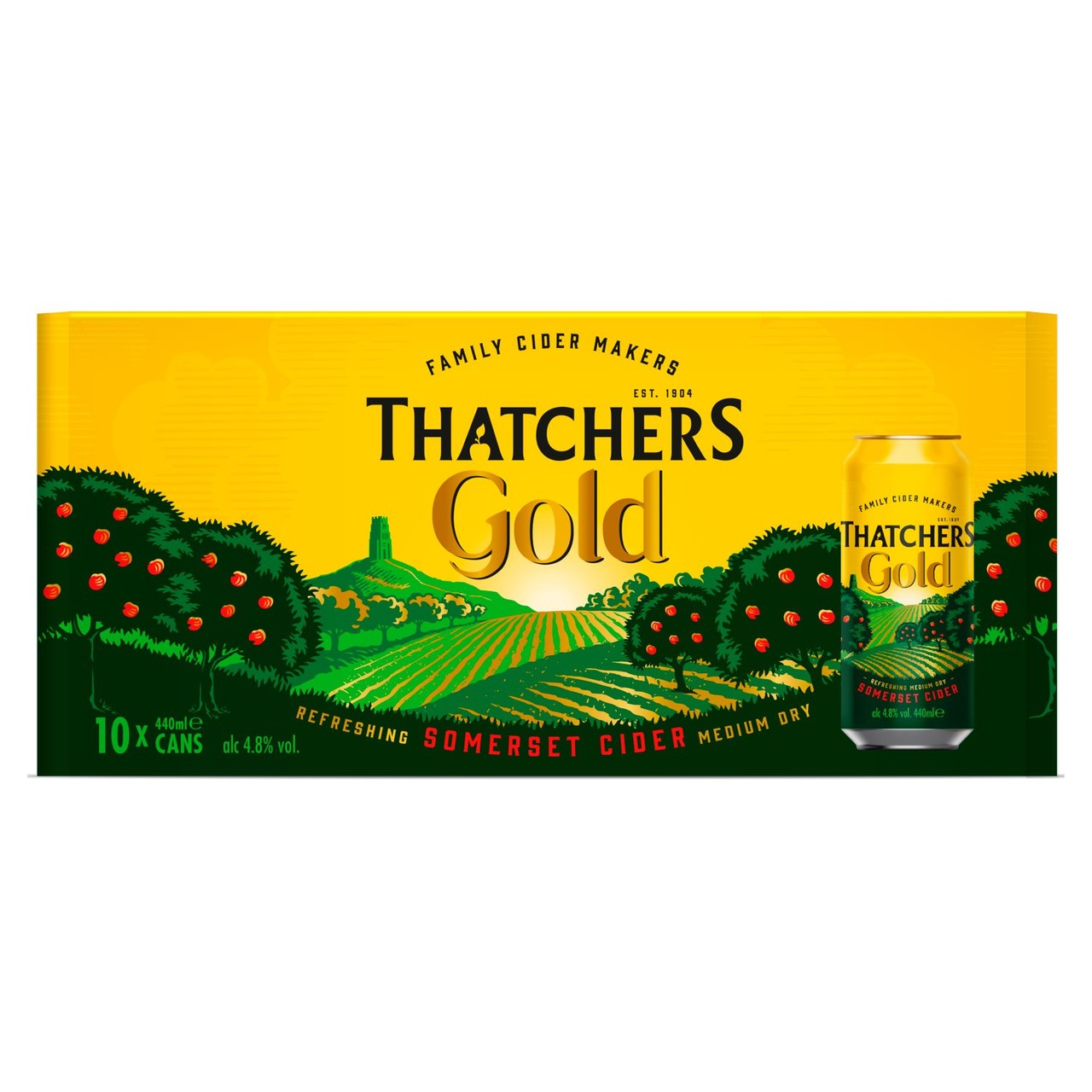 Thatchers Gold Medium Dry Cider Cans - Morrisons Online Groceries & Offers