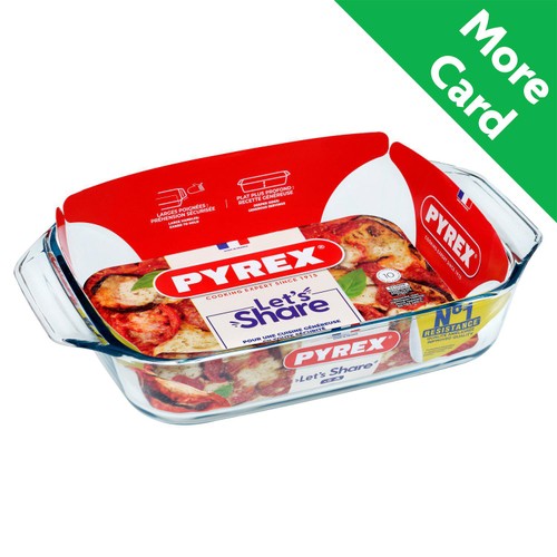 Pyrex Rectangular Roaster 35cm x 23cm - Morrisons Online Groceries & Offers