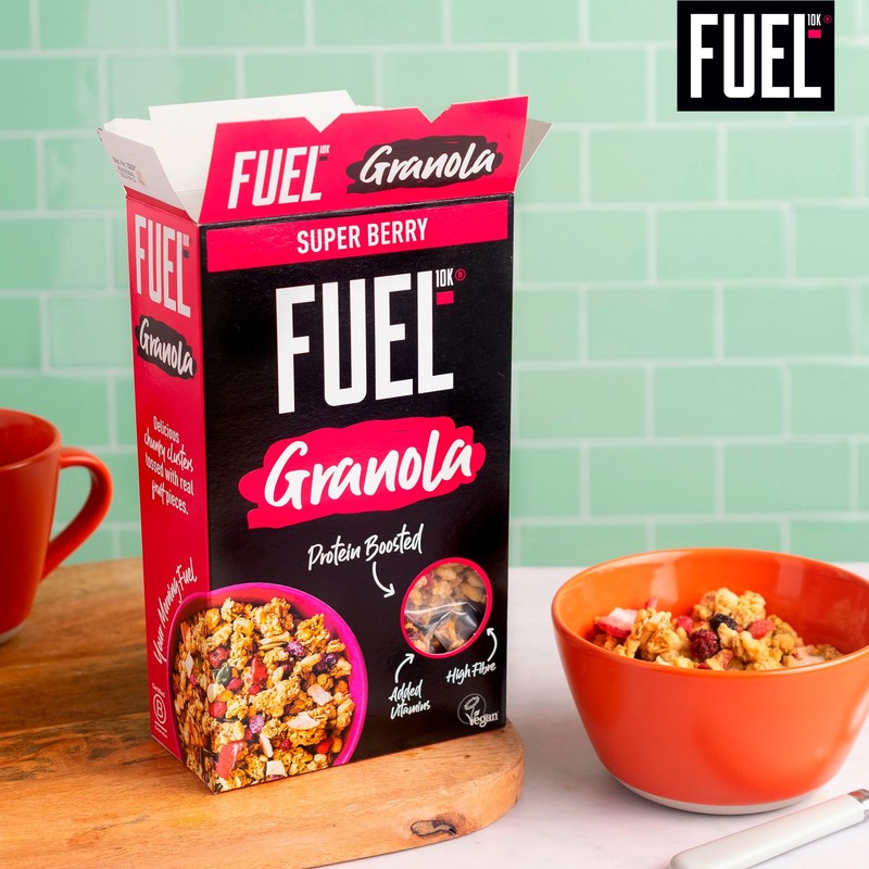 FUEL10K Super Berry Protein Granola Breakfast Cereal 400g - Morrisons ...