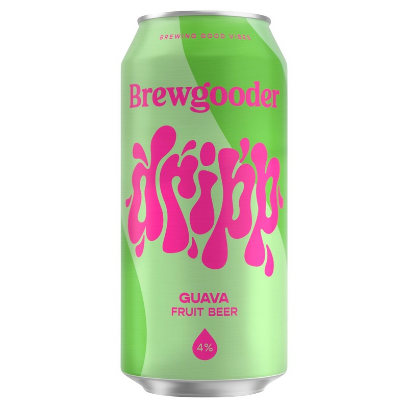 Brewgooder Dripp Guava Fruit Beer 440ml - Morrisons Online Groceries ...