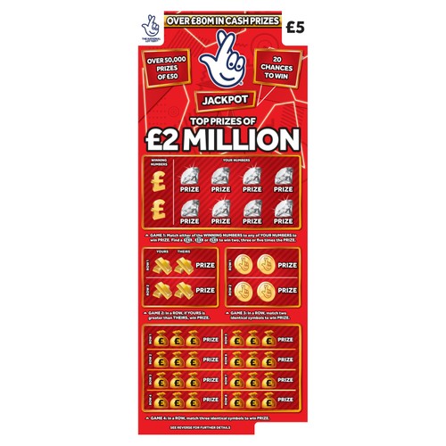 £2 Million Red Scratch Card - Morrisons Online Groceries & Offers
