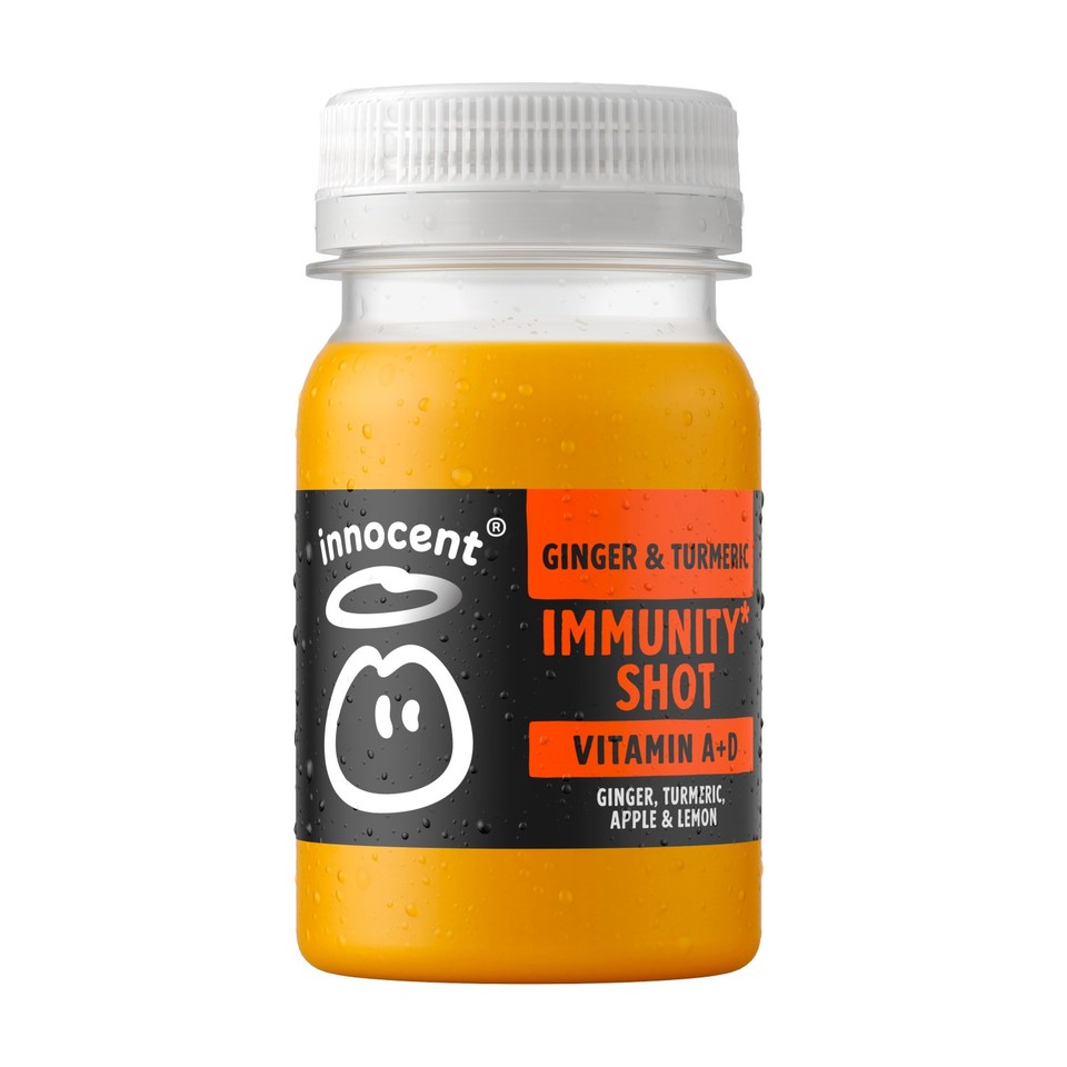Innocent Immunity, Ginger, Turmeric, Apple & Lemon Shot 80ml - Morrisons Online Groceries & Offers