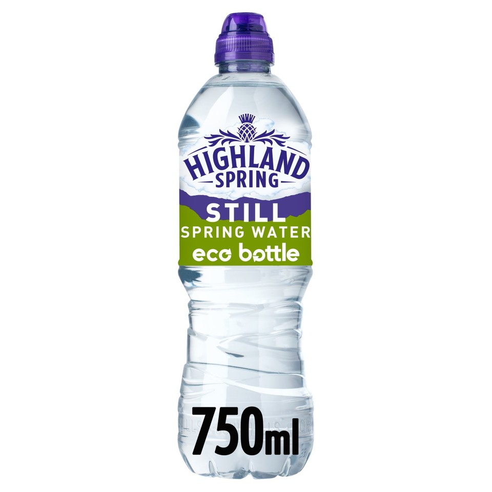 Highland Spring Eco Bottle Still Spring Water Sports Cap - Morrisons ...