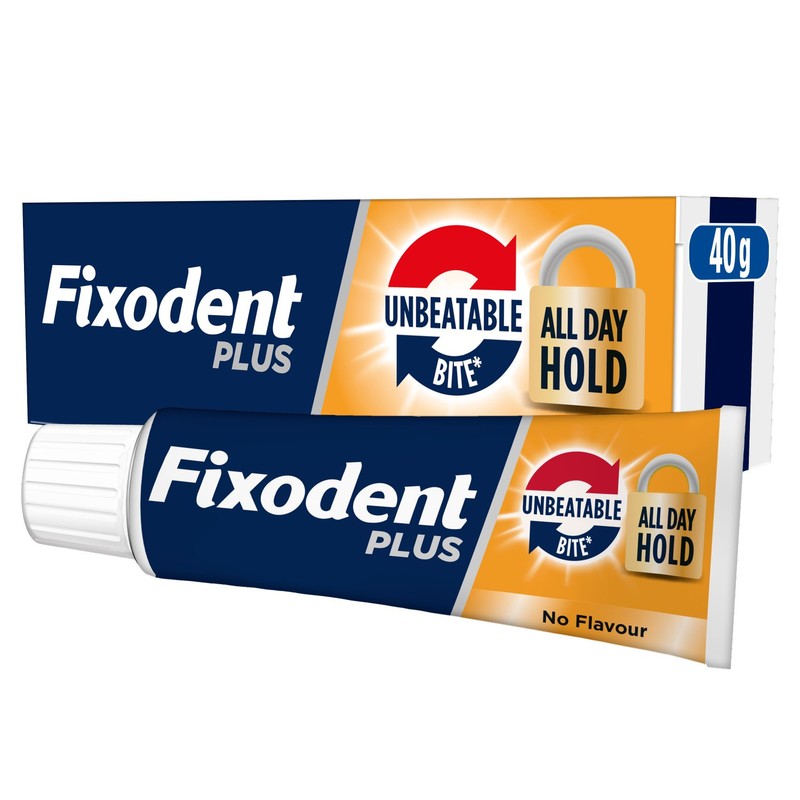 Fixodent Plus Unbeatable Bite Tube 40g - Morrisons Online Groceries ...
