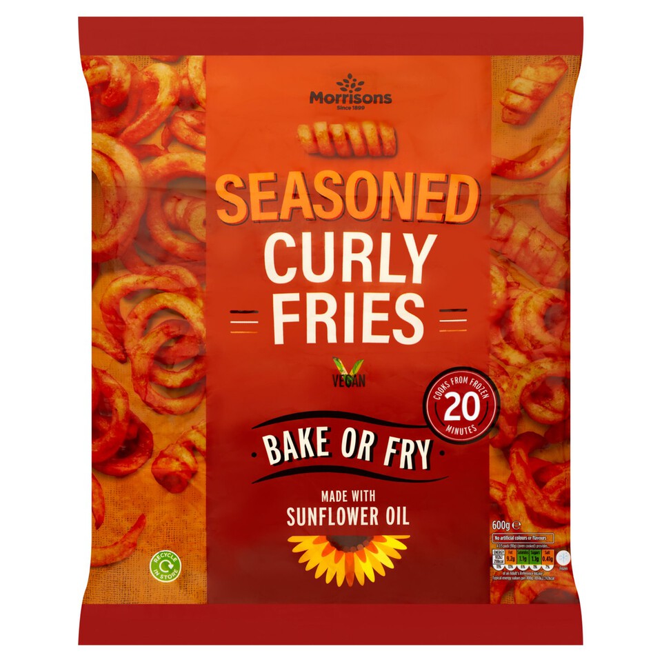 Morrisons Seasoned Curly Fries - Morrisons Online Groceries & Offers