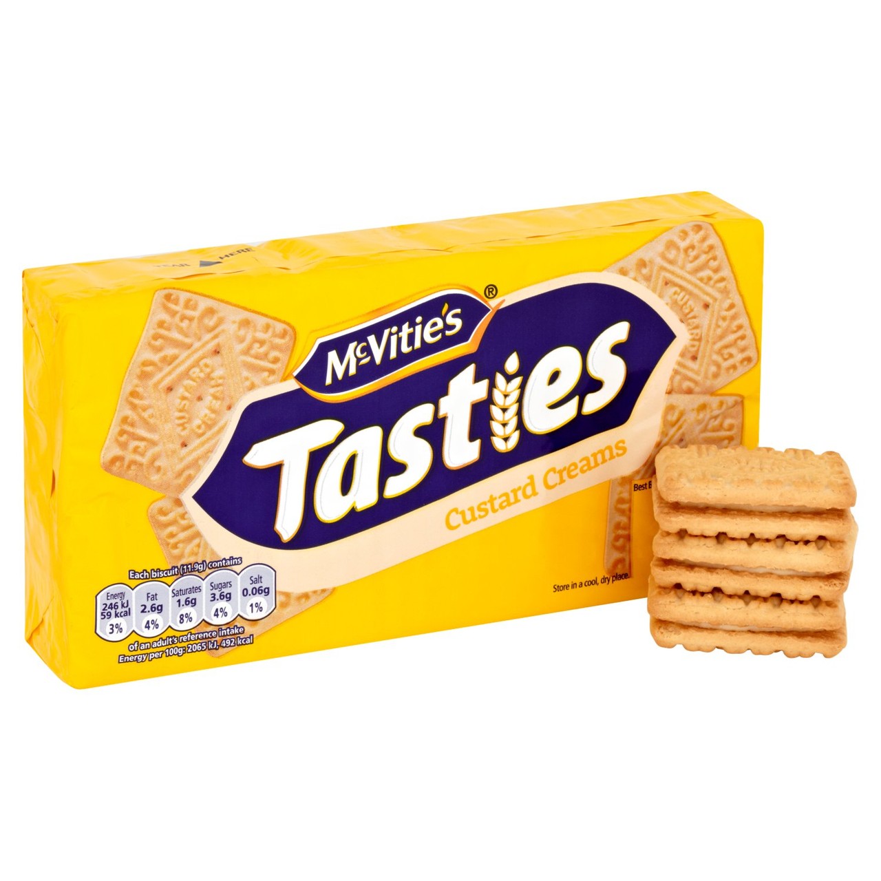 McVitie's Tasties Custard Creams Biscuits - Morrisons Online Groceries ...