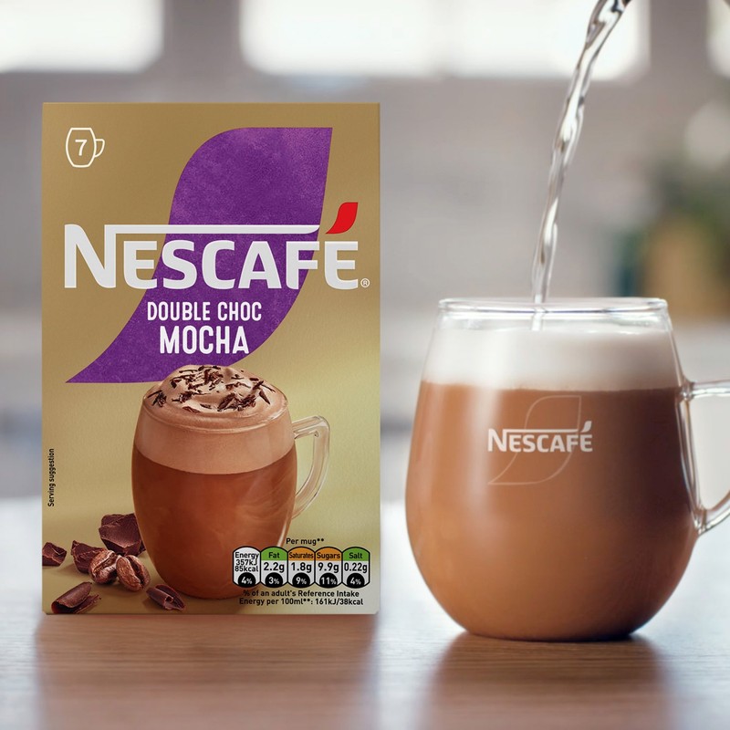Nescafe Mocha Double Chocolate Instant Coffee 7 Sachets - Morrisons ...