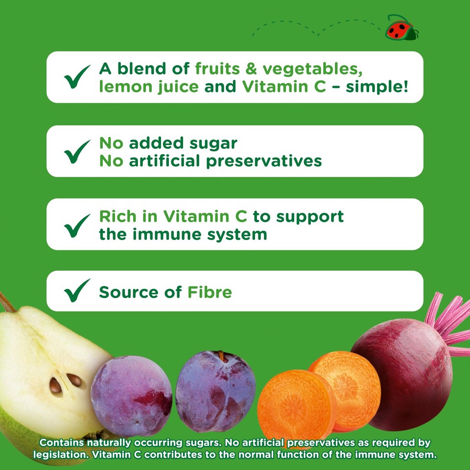 Cow & Gate Fruit Pouch Pear Carrot Prune Beetroot Baby Food 4+ Months ...