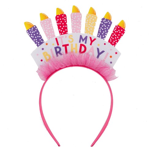 Nutmeg Pink It's My Birthday Headband - Morrisons Online Groceries & Offers