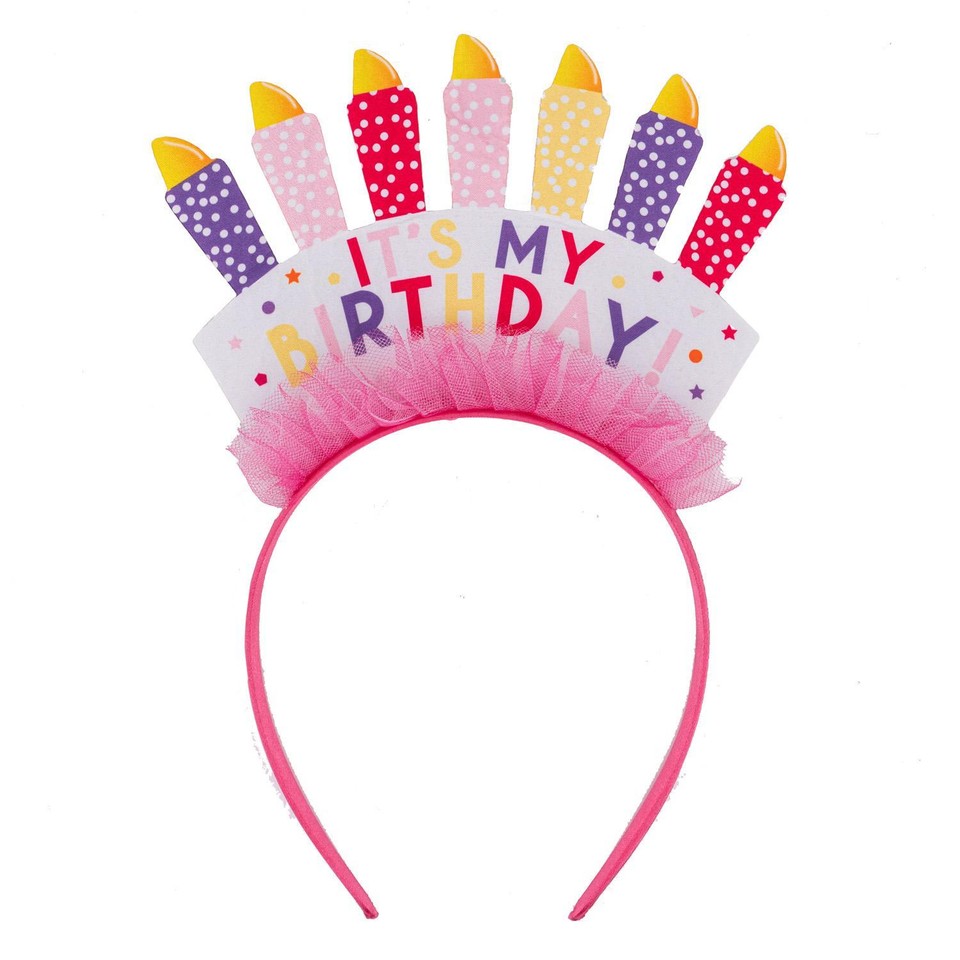 Nutmeg Pink It's My Birthday Headband - Morrisons Online Groceries & Offers