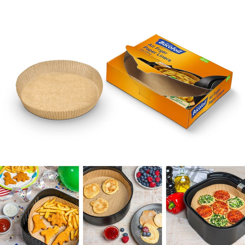 Bacofoil Air Fryer Paper Liners 20 Pack - Morrisons Online Groceries ...