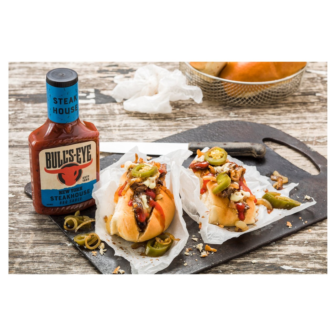 Bull's-Eye New York Steakhouse BBQ Sauce - Morrisons Online Groceries ...