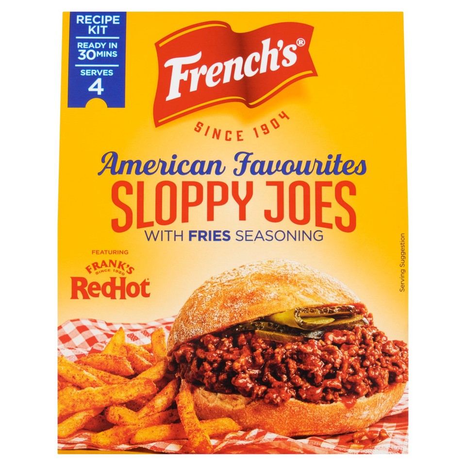 French's Sloppy Joes Recipe Kit - Morrisons Online Groceries & Offers