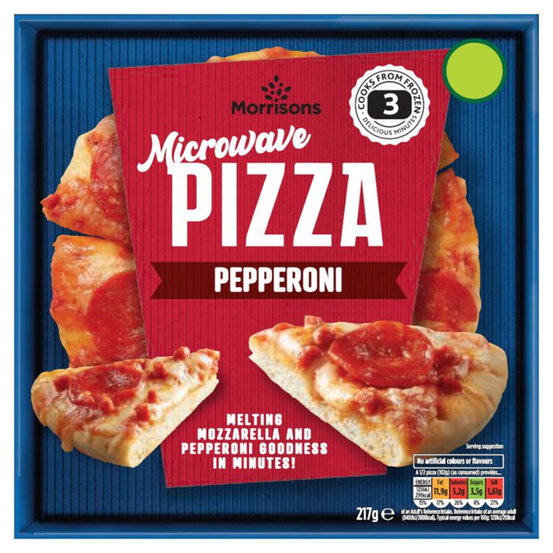 Morrisons Microwave Pepperoni Pizza - Morrisons Online Groceries & Offers