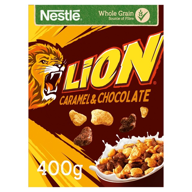 Nestle Lion Caramel and Chocolate Cereal 400g - Morrisons Online ...