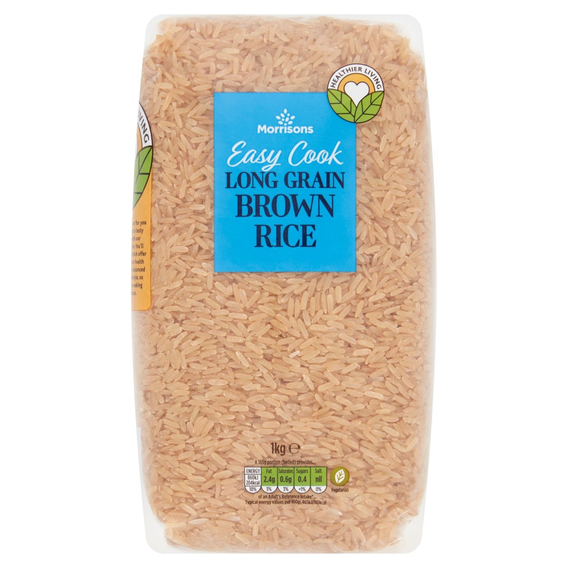 Morrisons Easy Cook Brown Long Grain Rice - Morrisons Online Groceries ...
