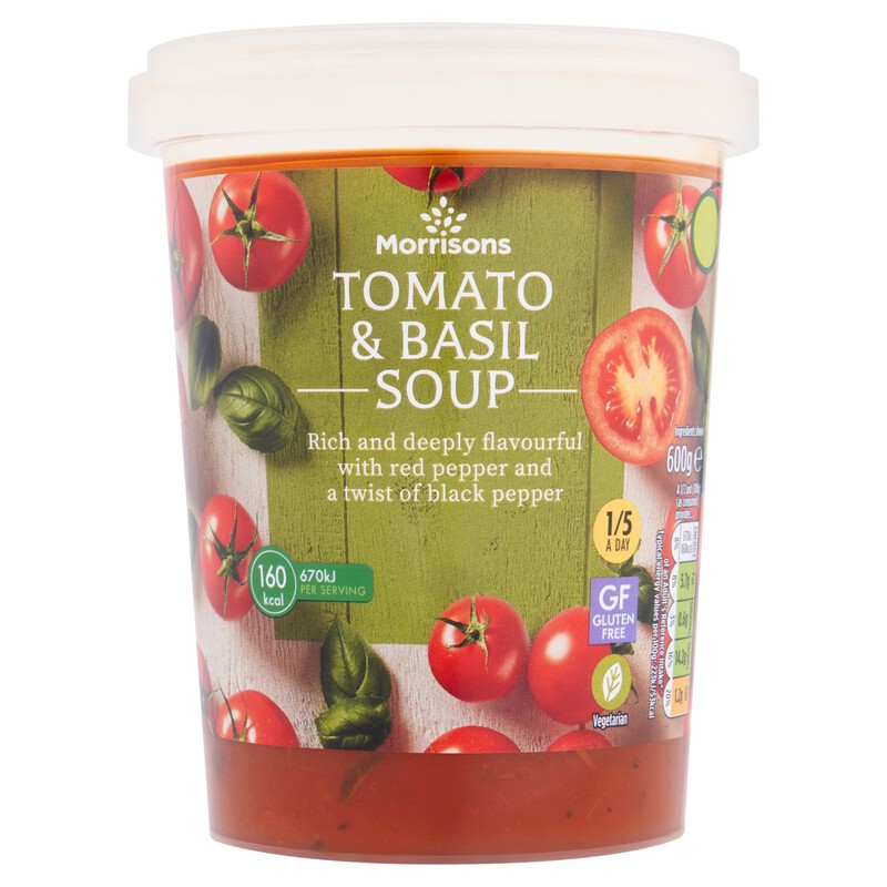 Morrisons Tomato & Basil Soup - Morrisons Online Groceries & Offers