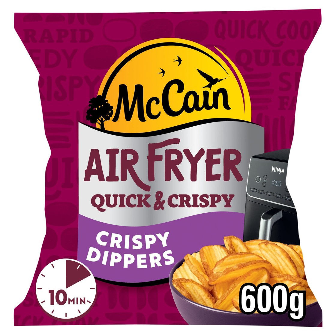 McCain Air Fryer Crispy Dippers 600g - Morrisons Online Groceries & Offers