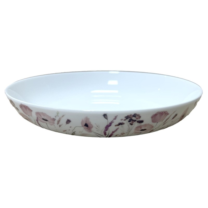 Nutmeg Home Wild Poppy Floral Pasta Bowl - Morrisons Online Groceries ...