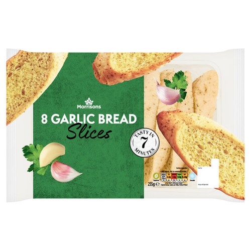 Morrisons 8 Garlic Bread Slices - Morrisons Online Groceries & Offers