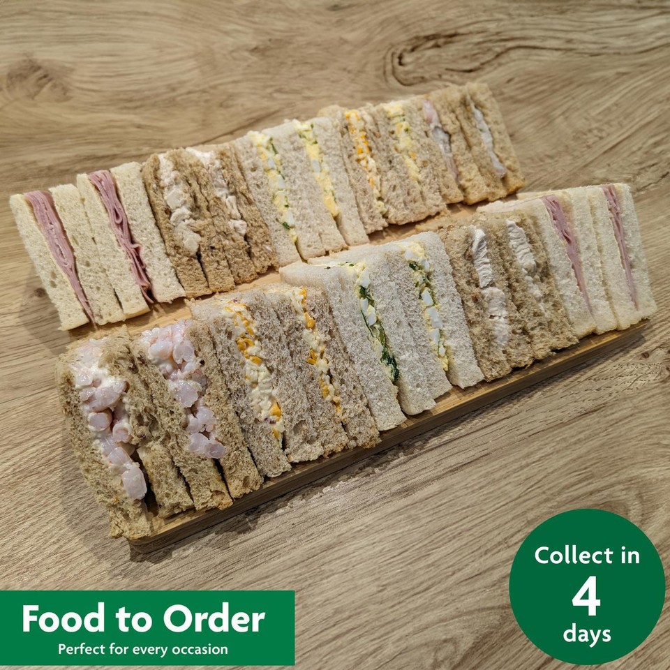 Classic Sandwich Platter (20 Pieces) - Eat On Same Day - Morrisons ...