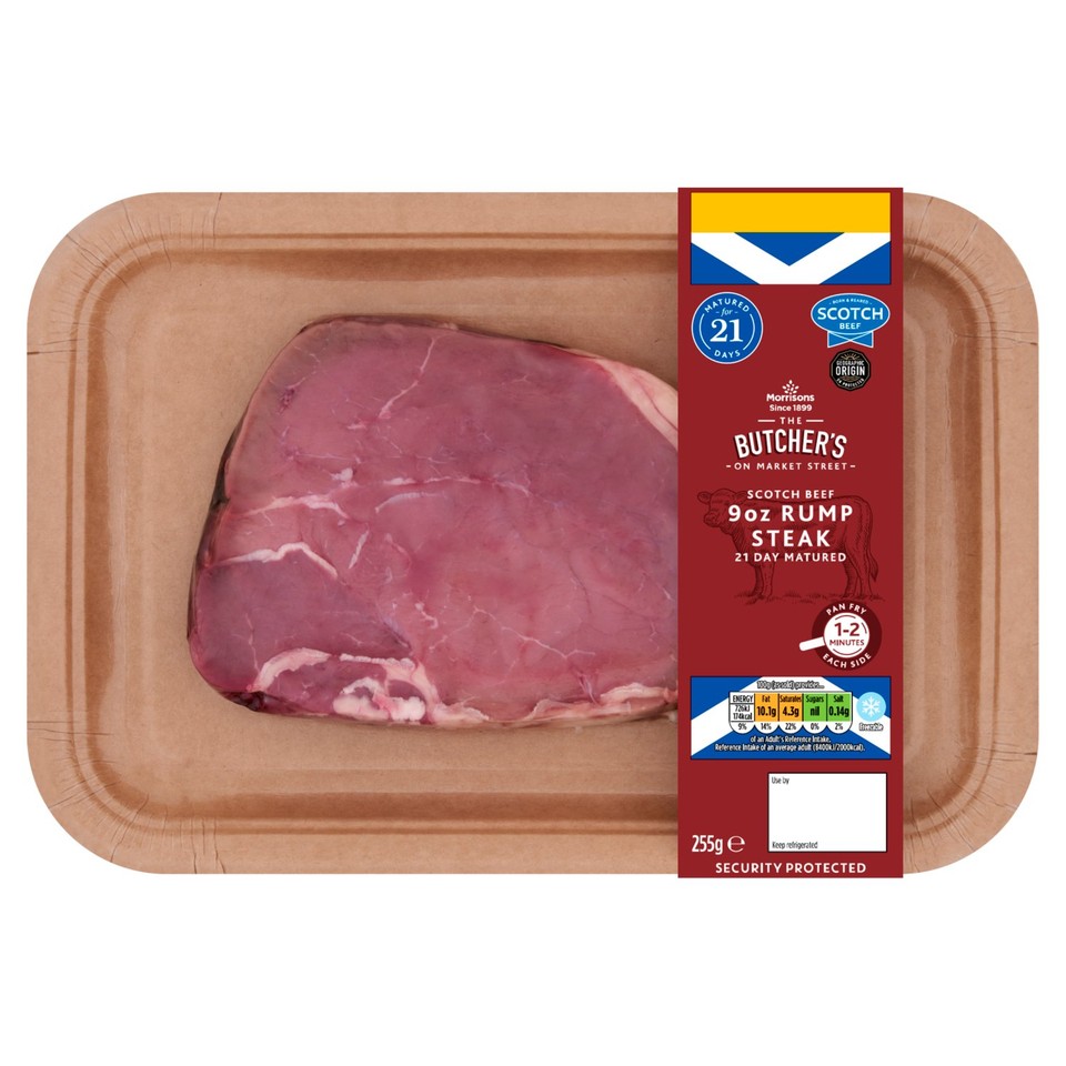 Morrisons Scottish Beef Rump Steak - Morrisons Online Groceries & Offers