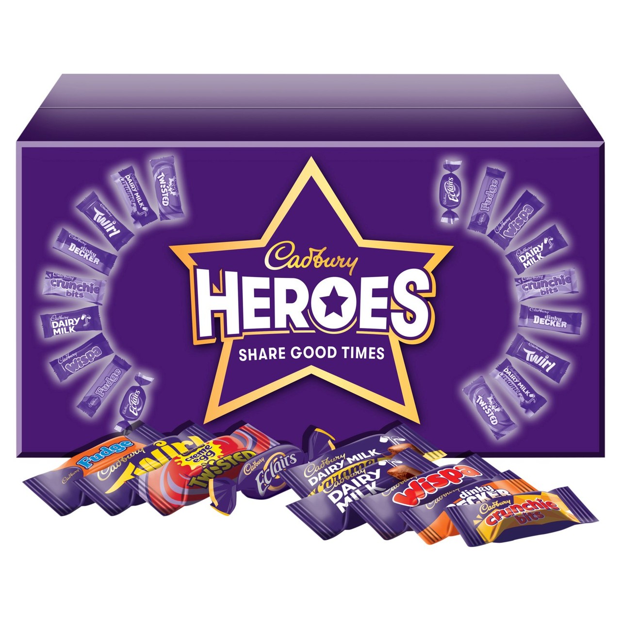Cadbury Heroes Chocolate Sharing Box 2Kg - Morrisons Online Groceries ...
