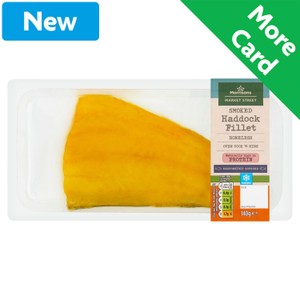 Market Street Smoked Haddock Fillet 140g - Morrisons Online Groceries ...