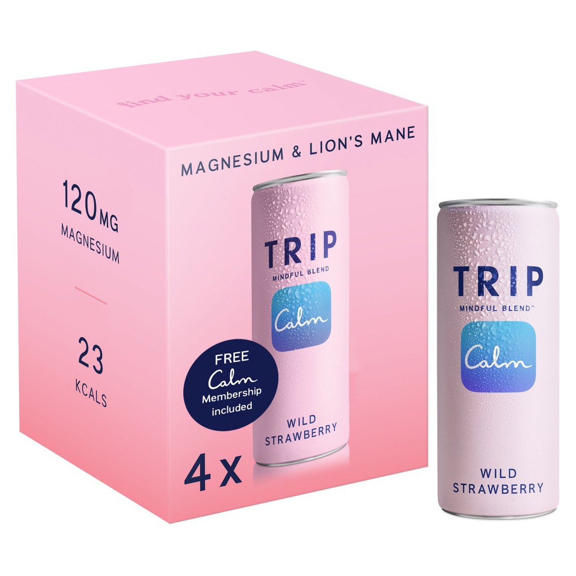Trip Mindful Blend Drink Wild Strawberry 4x250ml - Morrisons Online ...