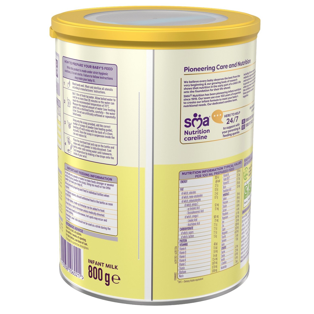 SMA Extra Hungry Breast Milk Substitute From Birth 800g - Morrisons ...