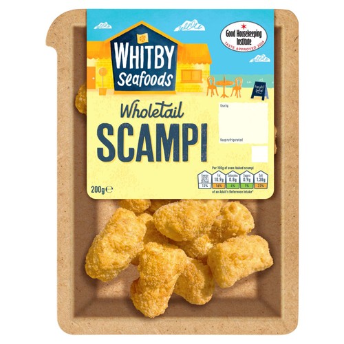 Whitby Seafoods Wholetail Scampi 200g - Morrisons Online Groceries & Offers
