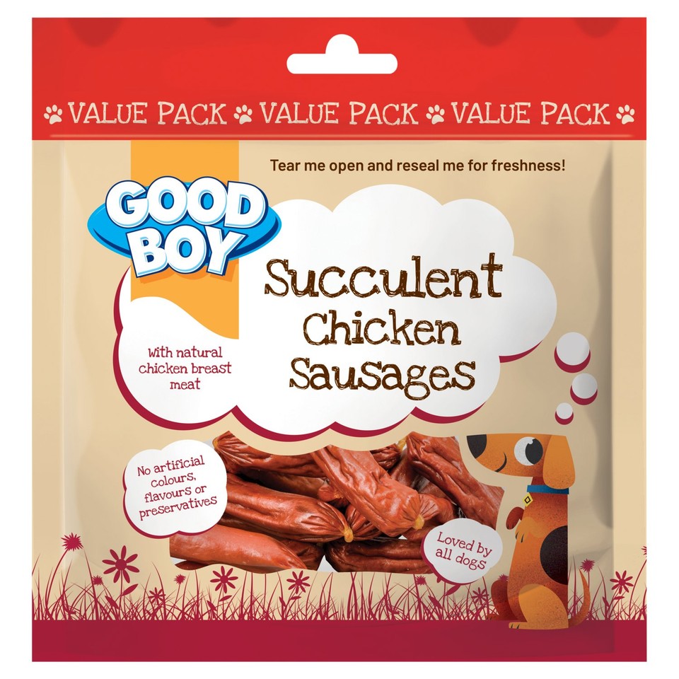 Good Boy Succulent Chicken Sausages 230g - Morrisons Online Groceries ...