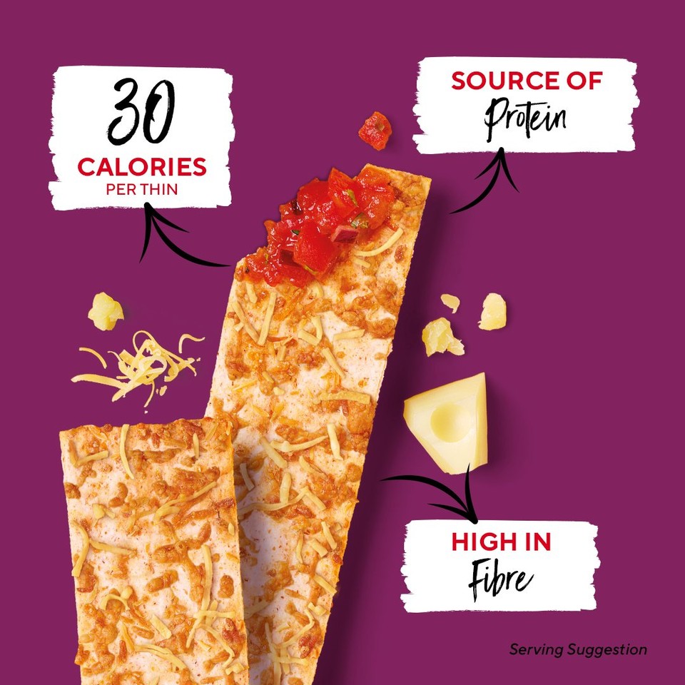 Ryvita Thins Three Cheese Flatbread Crackers - Morrisons Online ...