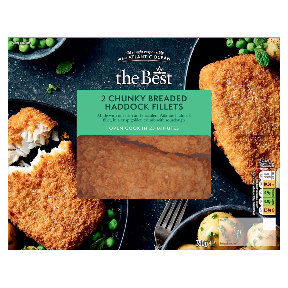 Morrisons The Best Breaded Chunky Haddock Fillets - Morrisons Online ...