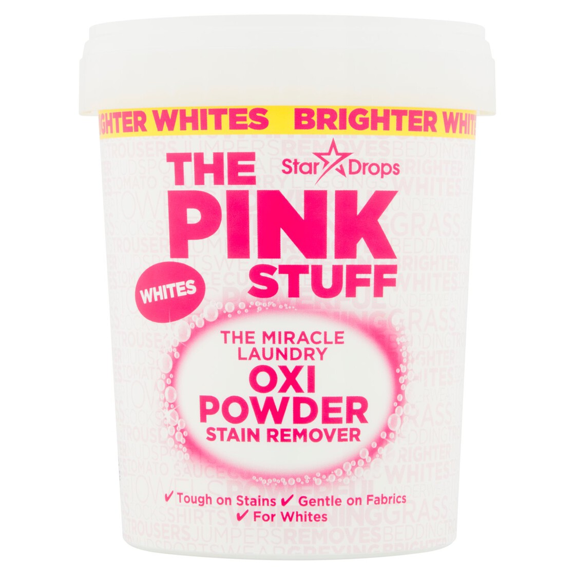 The Pink Stuff Oxi Stain Removal Powder Whites - Morrisons Online ...