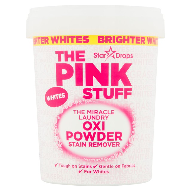 The Pink Stuff Oxi Stain Removal Powder Whites - Morrisons Online ...