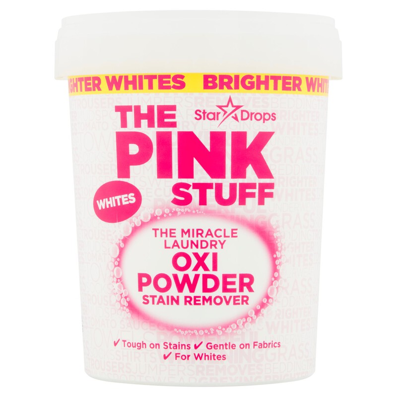 The Pink Stuff Oxi Stain Removal Powder Whites - Morrisons Online ...