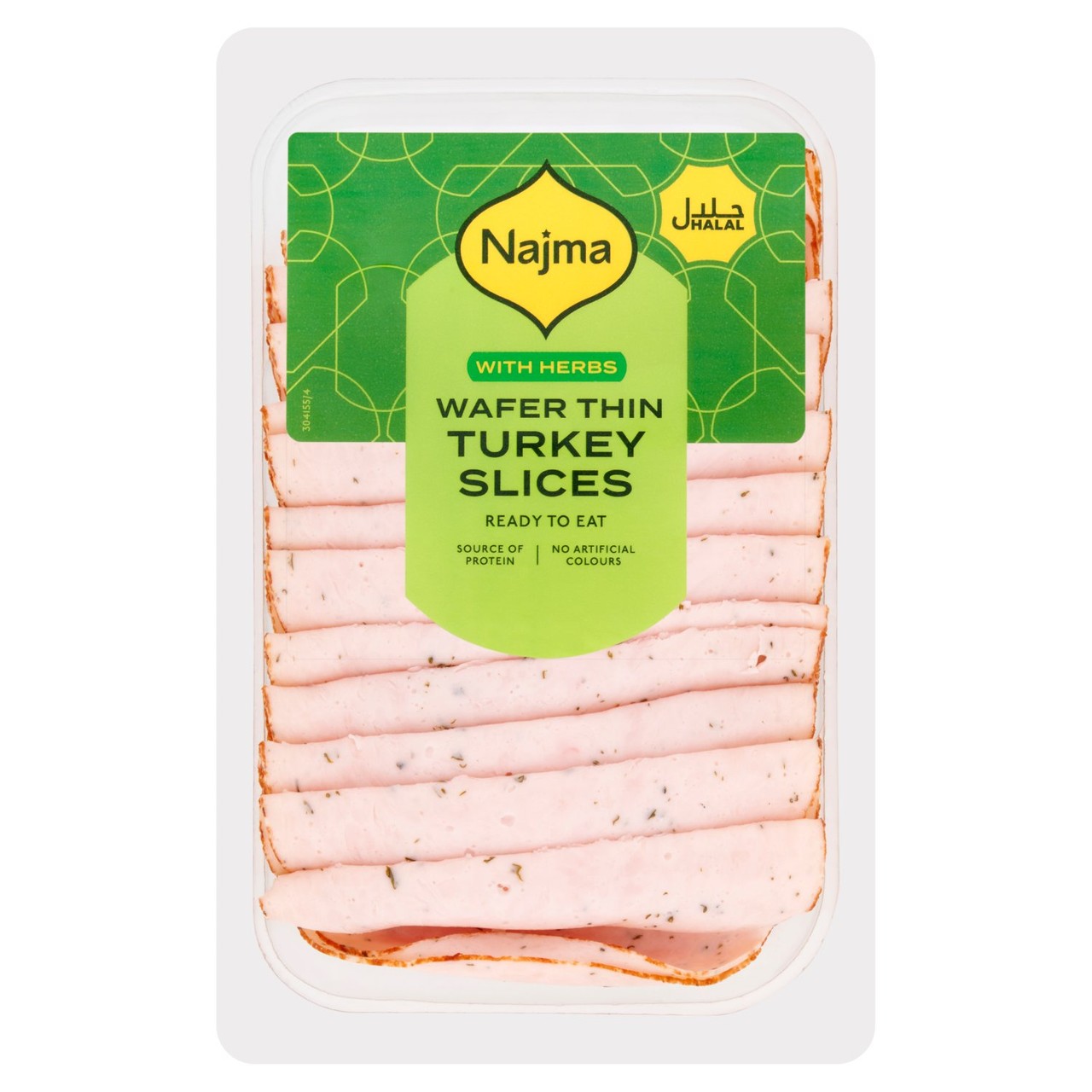 Najma Wafer Thin Turkey Slices With Herbs - Morrisons Online Groceries ...