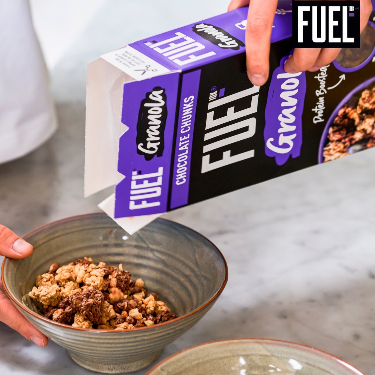 FUEL10K Chocolate Chunks Protein Granola Breakfast Cereal 400g ...