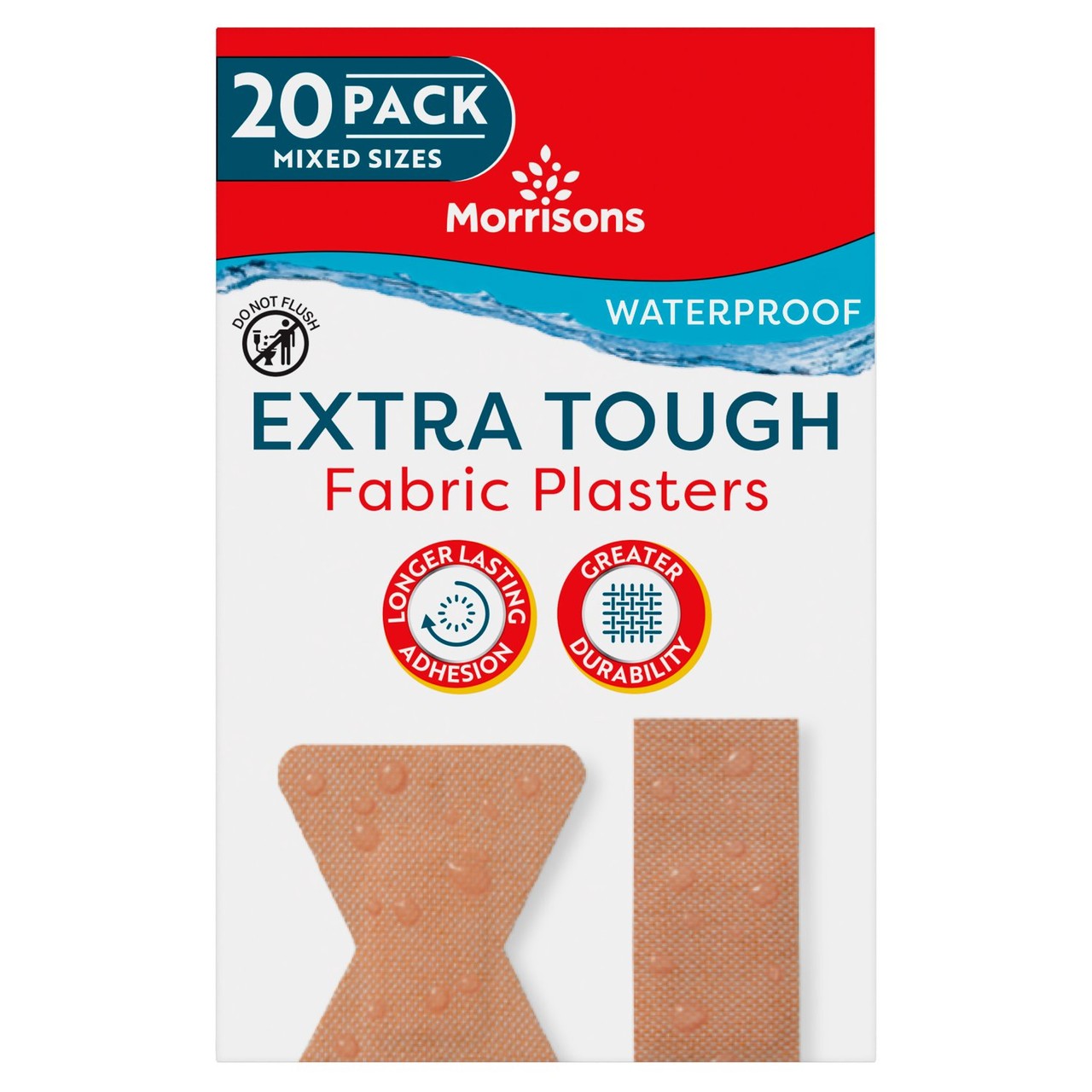 Morrisons Extra Tough Plasters - Morrisons Online Groceries & Offers