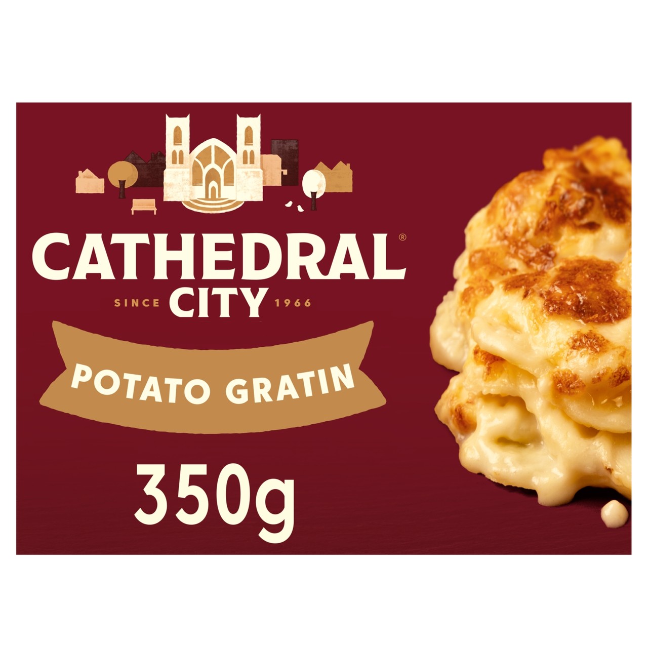 Cathedral City Cheesy Potato Gratin 350g - Morrisons Online Groceries ...